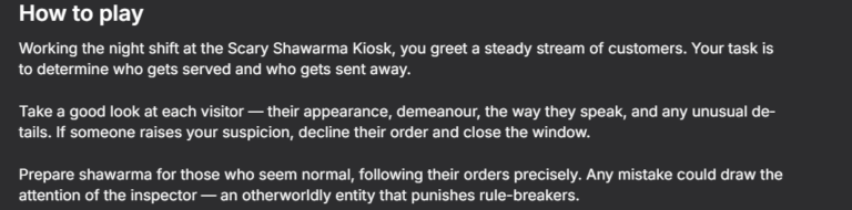 Scary Shawarma Kiosk: The Anomaly - granny games online