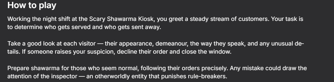 Scary Shawarma Kiosk: The Anomaly - granny games online